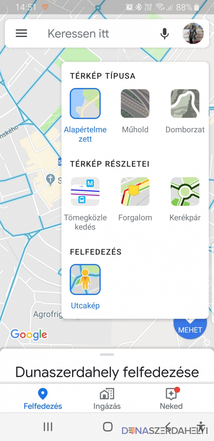 Hasznos, új nézetet kapott a Google Térkép | Dunaszerdahelyi