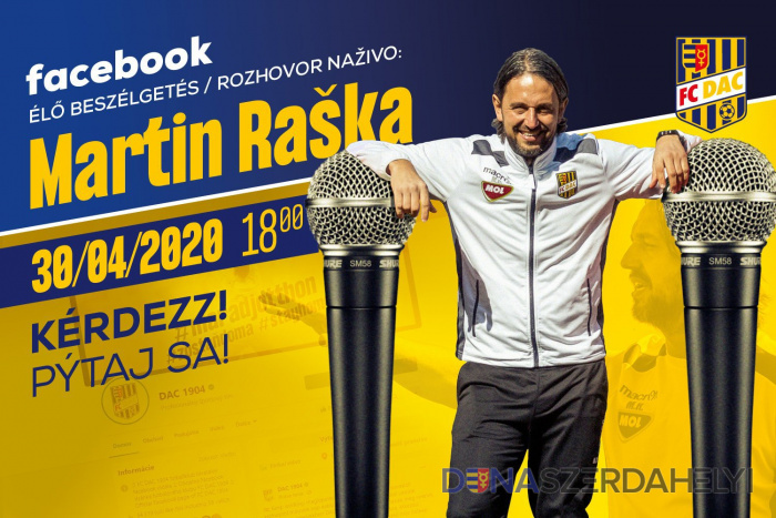 Élő online beszélgetés Martin Raškával | Dunaszerdahelyi