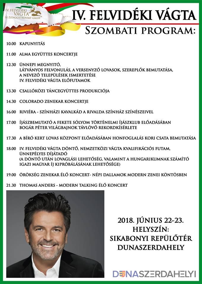 Felvidéki Vágta – szombati programok | Dunaszerdahelyi